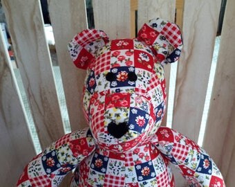 Patchwork bear | Etsy