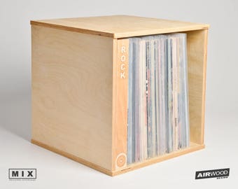 Record storage cube | Etsy