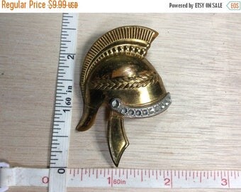 Roman Helmet with chin guards and fringed crest crochet