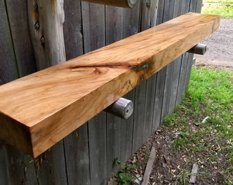 Live edge mantel | Etsy