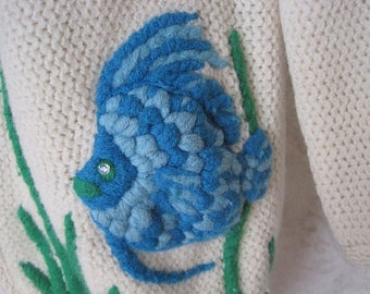 Fish sweater | Etsy