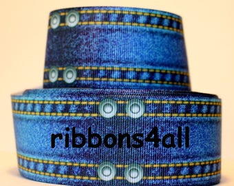 Denim ribbon | Etsy