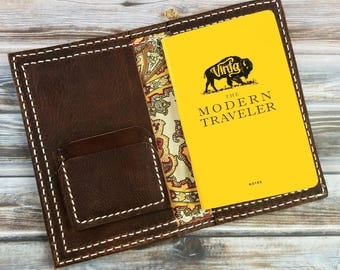 Waxed Canvas Field Notes Book Cover or Wallet