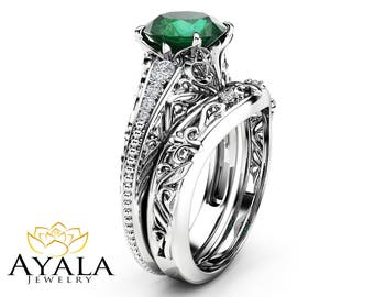 Ayala Jewelry Unique Engagement Ring Rose Gold by AyalaDiamonds