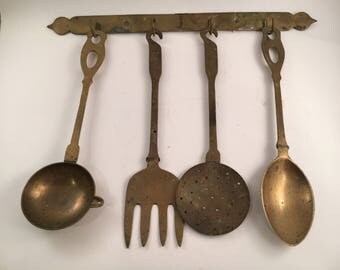 Brass utensil | Etsy