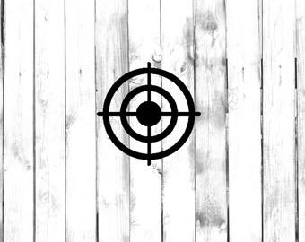 Vinyl bullseye decal | Etsy