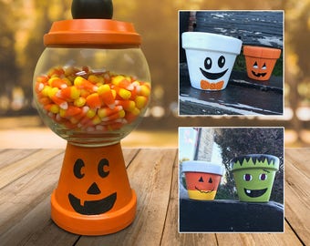 Halloween candy jar | Etsy