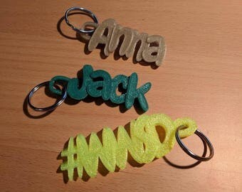 3d print keychain | Etsy