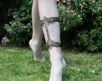 Leg jewelry | Etsy