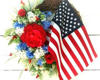 Veterans day wreath | Etsy