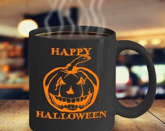 Halloween coffee mug | Etsy