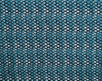Blue print fabric | Etsy