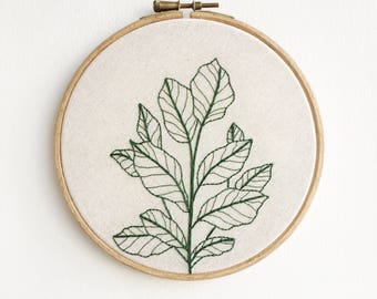 Botanical embroidery | Etsy