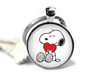 Snoopy keychain | Etsy