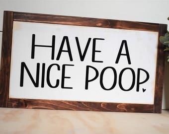 Poop sign | Etsy