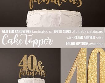 40th birthday cake | Etsy