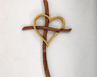 Wooden wall cross | Etsy