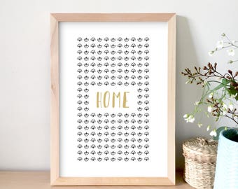 Home poster | Etsy