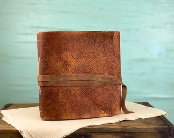 Leather photo album | Etsy