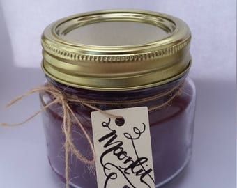 4 fall candles 8 oz. Ball Mason Jar Candles made with 100% Soy