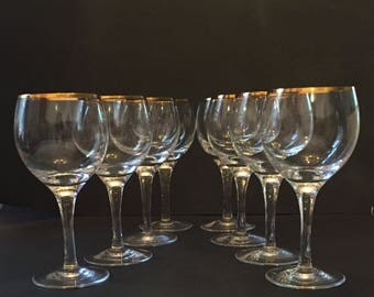 Crystal stemware | Etsy