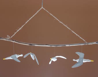 Seagull mobile | Etsy