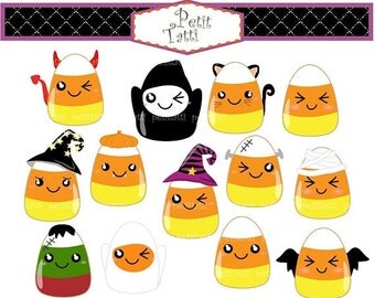 Candy corn clip art | Etsy