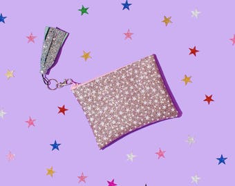 Glitter party / Small pouch Transparent handbag Clear bag