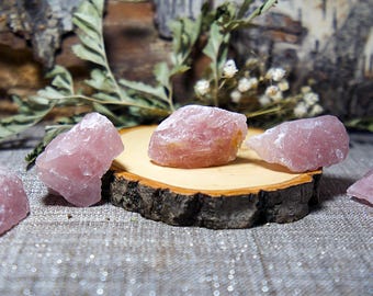 Rose quartz crystal | Etsy
