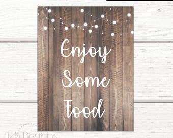 Food table signs | Etsy
