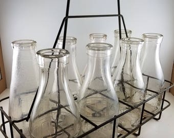 Milk bottle carrier | Etsy