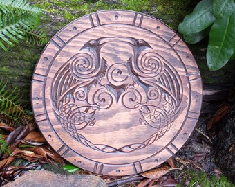 Viking wood carving | Etsy