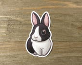 Rabbit-themed decals stickers & aluminum signs by SSBunnyImports