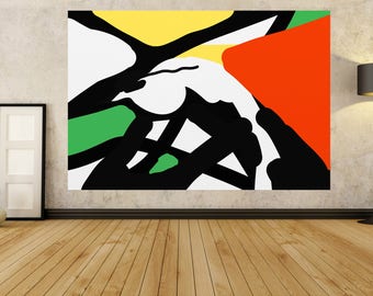 Oversized wall art | Etsy