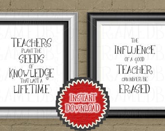 Teacher sayings | Etsy