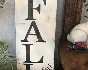 Happy fall sign | Etsy