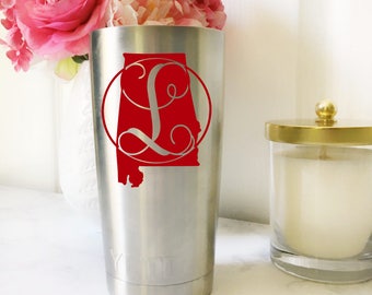 Alabama monogram | Etsy