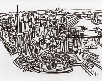 One line drawing | Etsy