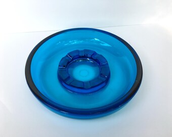 Large glass ashtray | Etsy