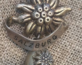 Edelweiss brooch | Etsy