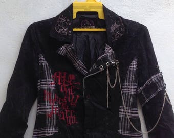 Punk rock jacket | Etsy