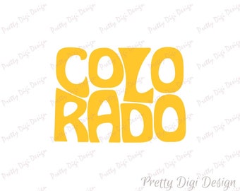 Colorado word art | Etsy