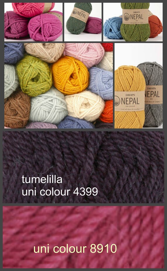 DROPS Nepal is a lovely chunky and luxurious yarn spun in 35%