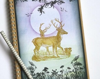 Deer notebook | Etsy