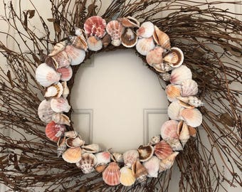 Seashell wreath | Etsy