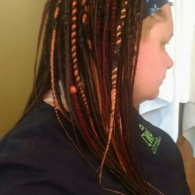Wool dreads synthetic dreads beads and winter hats by AliceDreads