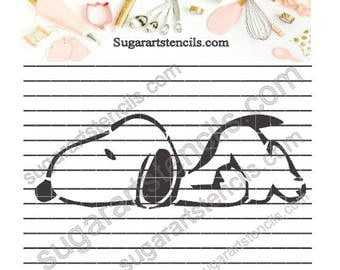 Snoopy stencil | Etsy