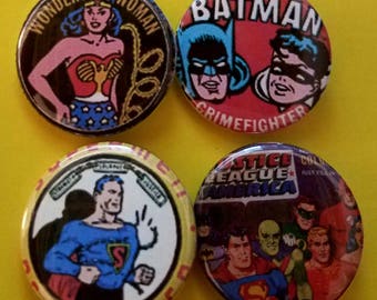 Superhero button | Etsy