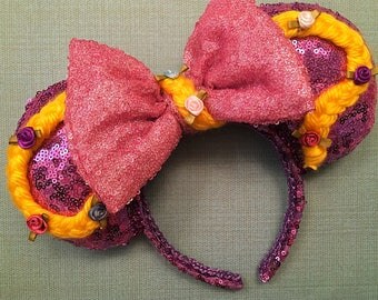 Rapunzel mickey ears | Etsy