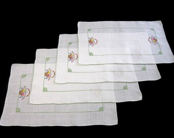 Embroidered placemat | Etsy